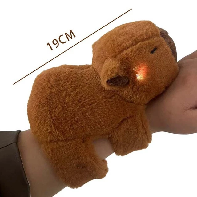 LUMINOUS CAPYBARA SLAP Wristband Plush Huggers Slap Toy Kids Gift £7.31 ...