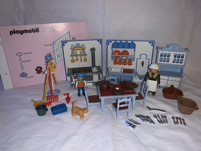 PLAYMOBIL 5322 CUISINE belle epoque 1900 victorian complet notice ...