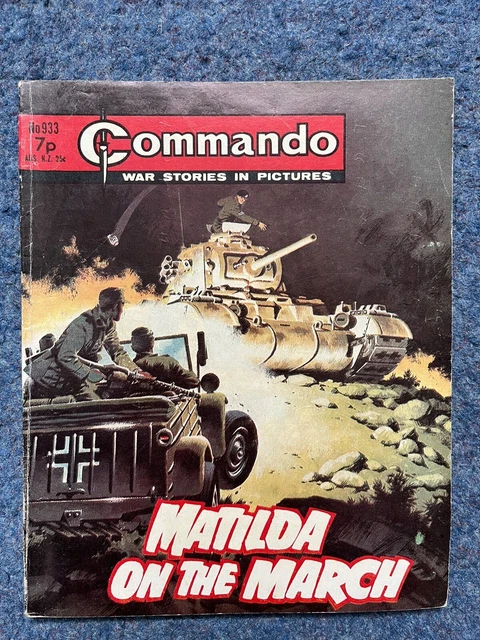 COMMANDO WAR STORIES in Pictures Comics No. 933 Matilda on the March £3 ...