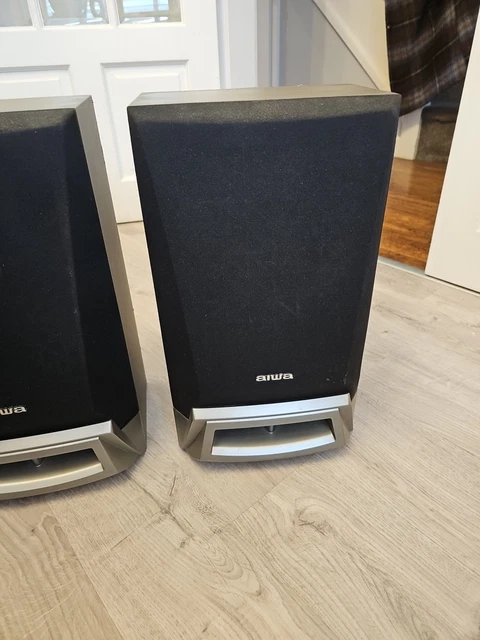 RETRO AIWA SX-ZL20 Bookshelf Hi-fi Stereo Speakers £19.99 - PicClick UK