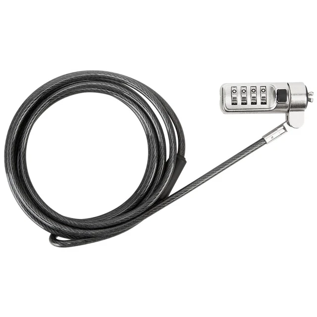 TARGUS DEFCON TRAPEZOID Serialised Combination Cable Lock for Laptop ...