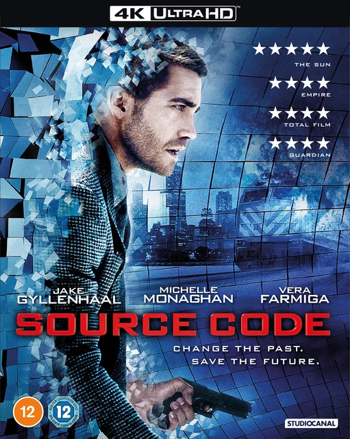 SOURCE CODE (4K UHD Blu-ray) Michelle Monaghan Neil Napier Russell ...