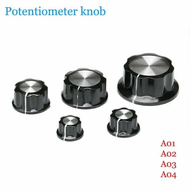 1/5/10 STÜCK MF-A01/A02/A03/A04 Potentiometer Drehknopf Bakelit ...