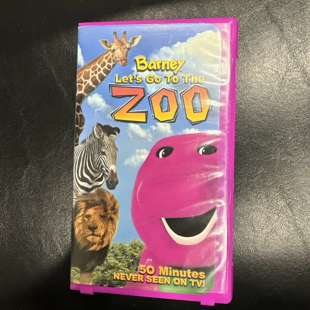BARNEY: LET'S GO to the Zoo (VHS, 2001) $15.00 - PicClick CA
