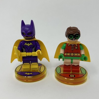 LEGO BATGIRL & Robin Minifigures w/ Dimensions Base Tags 71264 Batman ...