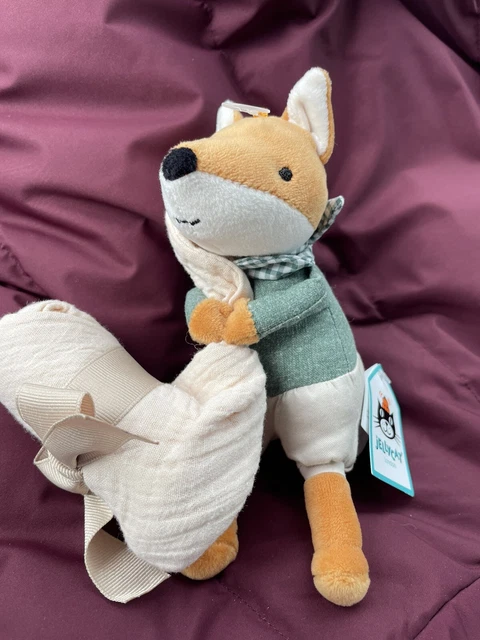 JELLYCAT RIVERSIDE RAMBLER little fox baby soother comforter BNWT £45. ...