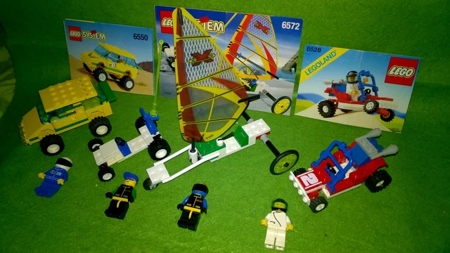 LOT DE LEGO - Legoland et System - 6550 - 6572 - 6528 - Spécial plage ...