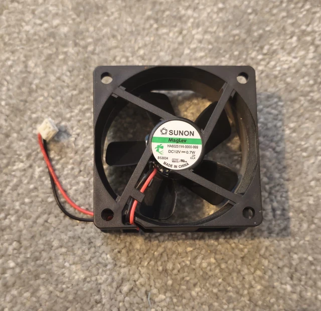 SUNON AXIAL BRUSHLESS Case CPU Cooling Fan 12V 0.7W HA60251V4 ...
