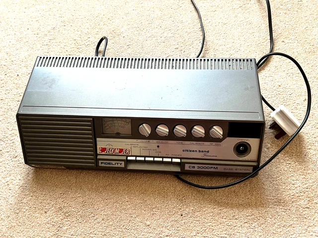 FIDELITY 3000 FM CB Radio Homebase 40 Channel 240v powers on untested ...
