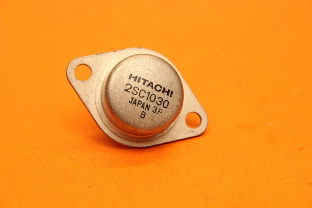 VINTAGE GENUINE HITACHI 2SC1030 NPN SILICON TRANSISTOR ( for SANSUI ...