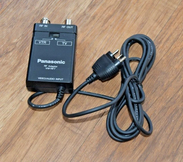 PANASONIC RF ADAPTOR VW-RF7E VTR - TV vintage Retro RF in out UK SELLER ...