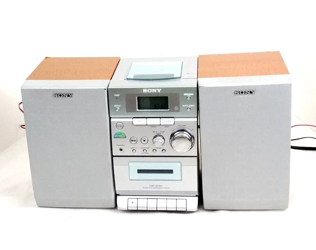 SONY RADIO/CASSETTE/CD PLAYER Micro Hi-fi Stereo System HCD-CMT-EP303 ...