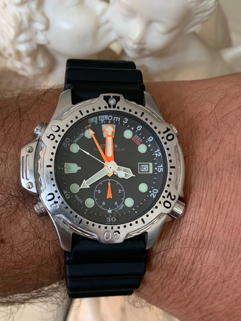 VINTAGE CITIZEN PROMASTER AQUALAND 5812-F80006 TA - Divers Watch 200m ...