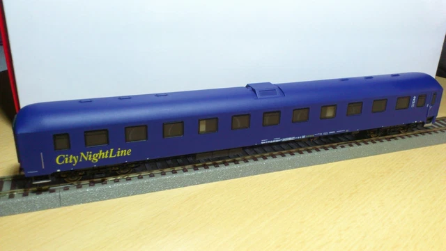 HERIS 11280 CITY Night Line (CNL) Ruhesesselwagen Bpm, 303mm H0 1:87 ...