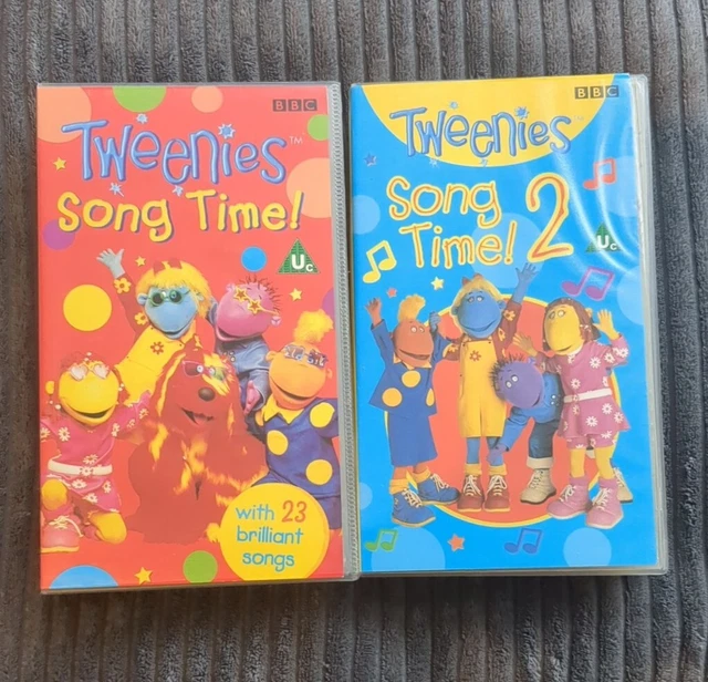 TWEENIES SONG TIME & Song Time 2 - BBC - PAL VHS Video Tape Vintage EUR ...