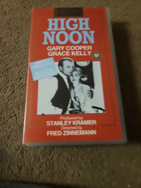 HIGH NOON VHS Grace Kelly And Gary Cooper £5.50 - PicClick UK