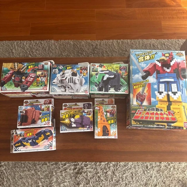 POWER RANGERS DOUBUTSU Sentai Zyuohger Animal Megazord 8p set BANDAI con CAJA EUR 530,40 ...