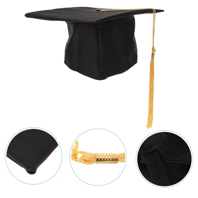 BOARD HAT GRADUATION Hats for Kids Bachelor Cap Matte Finish Man £7.49 ...