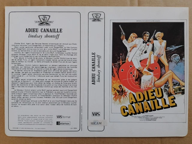 JAQUETTE VHS - Adieu Canaille - Vhs Sleeve EUR 7,00 - PicClick FR