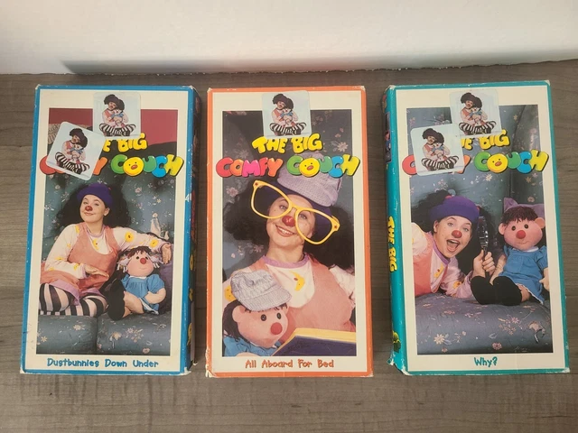 THE BIG COMFY Couch VHS Lot Of 3 Tapes in BOX Time Life 1996 Vintage ...