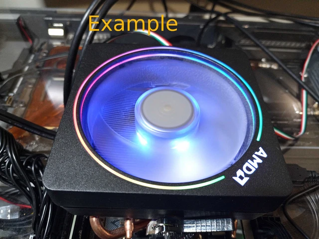 AMD RYZEN WRAITH Prism CPU Cooler Heatsink & Fan RGB LED For AM4 AM5 ...