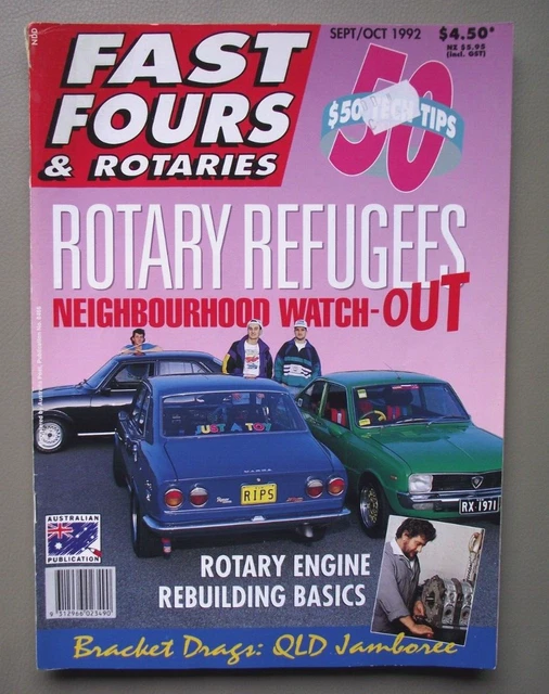 FAST FOURS & Rotaries magazine, Sep/Oct 1992 - R100, RX2, Escort, Fiat ...
