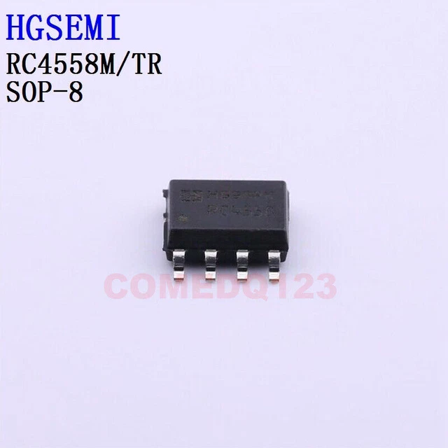 10PCSX RC4558M/TR SOP-8 HGSEMI Operational Amplifier $3.05 - PicClick AU