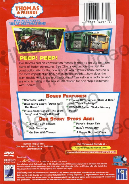 THOMAS AND FRIENDS: On Site With Thomas & Other Adventures (Maple) (Dvd ...