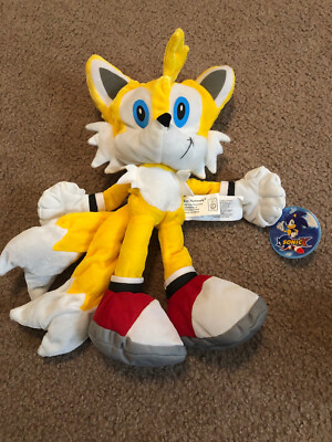 SONIC X TAILS Floppee Plush Toy Network Sonic The Hedgehog 2008 Sonic ...