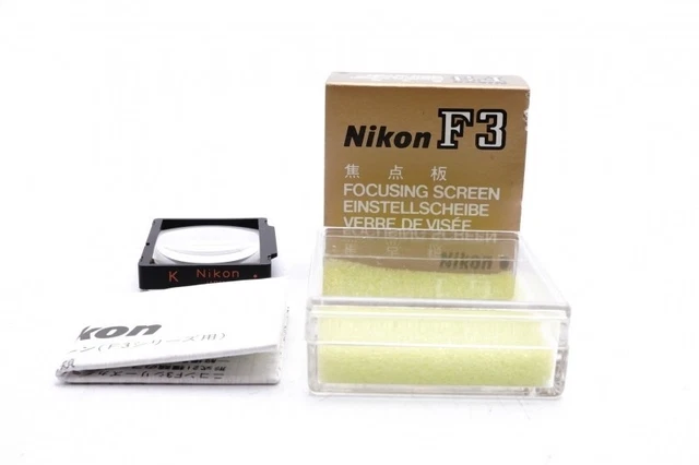 NIKON F3 FOCUSING Screen Split Micro Type K Red Dot For F3/F3HP Mint! £ ...