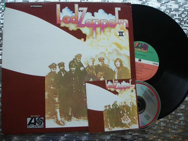 LED ZEPPELIN ~ Led Zeppelin II ~ LP vintage con CD bonus Atlantic ‎SD ...