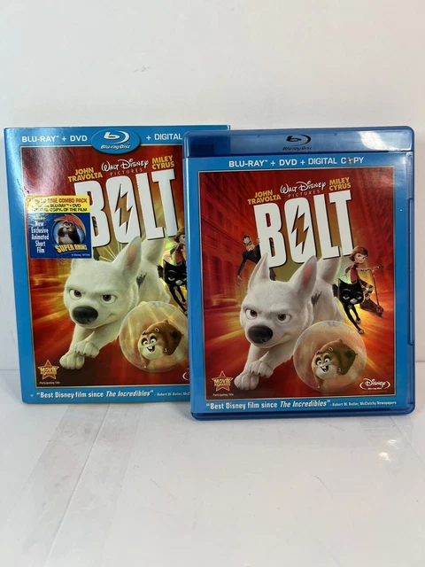 2009 WALT DISNEY Bolt Blu-Ray DVD Digital Copy With The Slipcover $5.99 ...