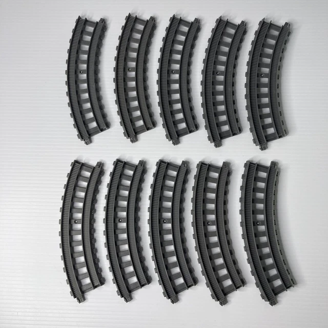 THOMAS THE TANK Engine Trackmaster - Lot x10 Grey (CL) Curve Train ...