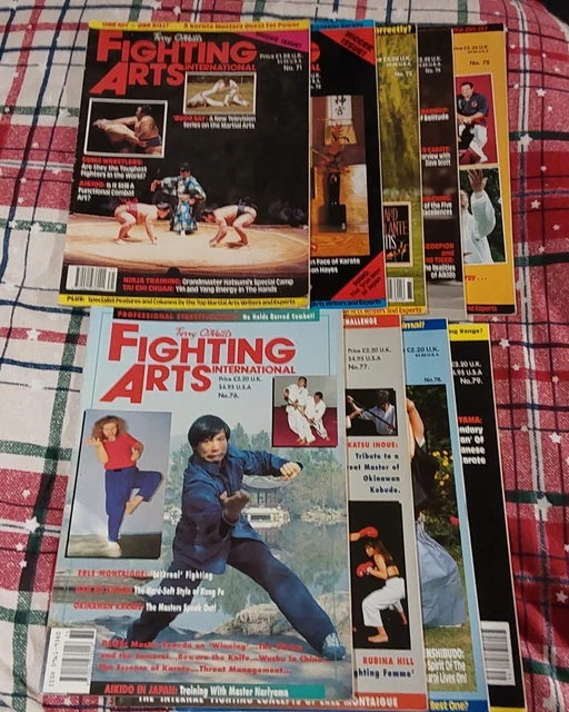 FIGHTING ARTS INTERNATIONAL Magazine Issues 71,72,73,74,75,76,77,78,79 ...