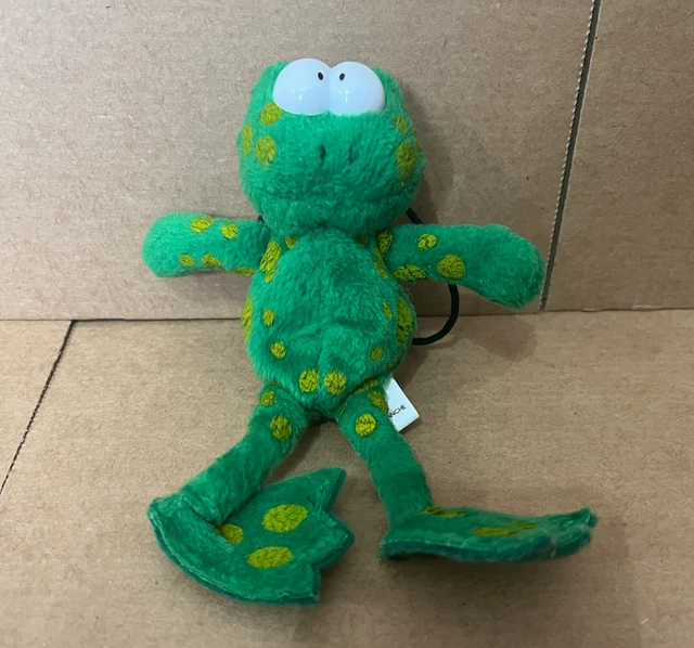 VINTAGE CARTE BLANCHE Roger The Frog Soft Toy Plush 6" £9.99 - PicClick UK