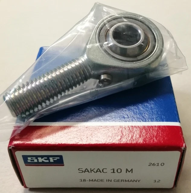 SKF CUSCINETTO TERMINALE SAKAC 10 M - Made in Germany - Nuovo EUR 34,90 - PicClick IT