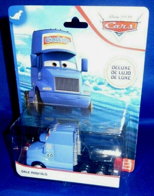 DISNEY PIXAR CARS Movie Deluxe Dale Roofolo Collector Truck, Dinoco 400 ...