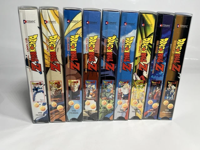 DRAGON BALL Z: Cell Games Saga Complete 9-Tape VHS Set Uncut Tested ...
