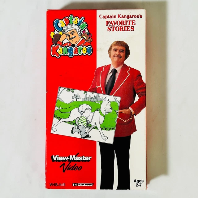 CAPTAIN KANGAROO FAVORITE Stories View Master Video VHS 1992 Vintage ...