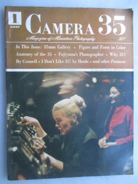CAMERA 35 MAGAZINE of Miniature Photography - Issue #1 from 1957 $19.99 ...