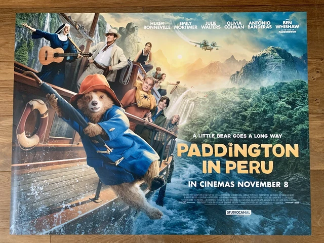 PADDINGTON IN PERU (2024), Original Main UK Cinema Quad Poster 30"x40" £27.76 - PicClick UK