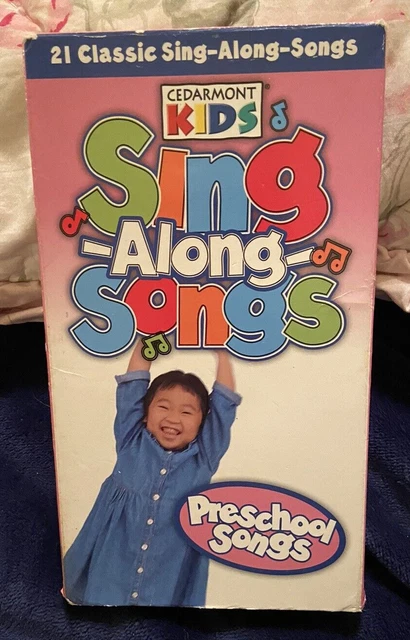 CEDARMONT KIDS SING Along Songs Preschool Songs VHS 19 Classics Music ...