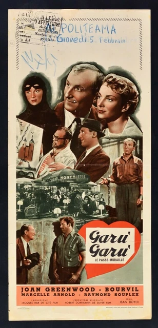 AFFICHE GARU ' Ioan Greenwood Bourvil Marcelle Arnold L25 EUR 34,74 ...
