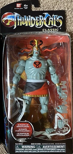 FIGURINE THUNDERCATS CLASSIC Mumm-Ra avec 18 points d'articulation par ...