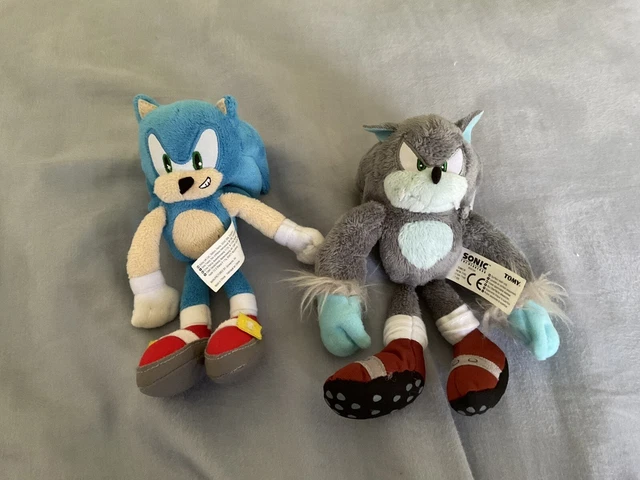 JAZWARES SONIC THE Hedgehog Plush Werehog Sonic And Regular Sonic 2008 ...