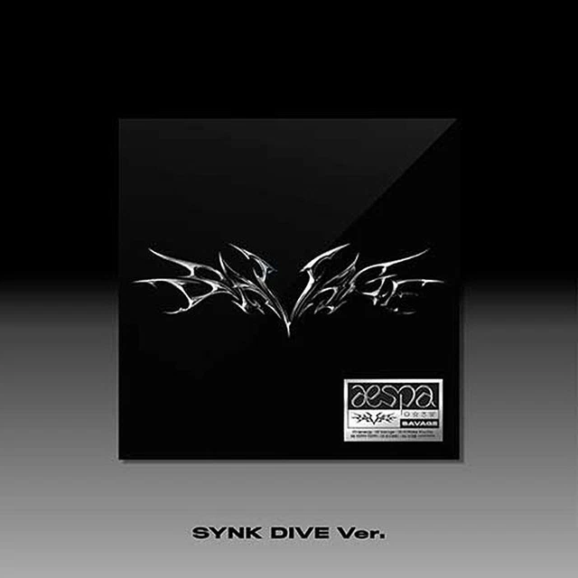 AESPA [SAVAGE] 1ST Mini Album SYNK DIVE Ver CD+Photo Book+7 Card ...