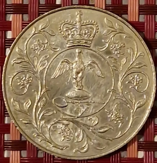 ELIZABETH.II DG.REG FD 1977 coin - Commemorative Queen Elizabeth Silver ...