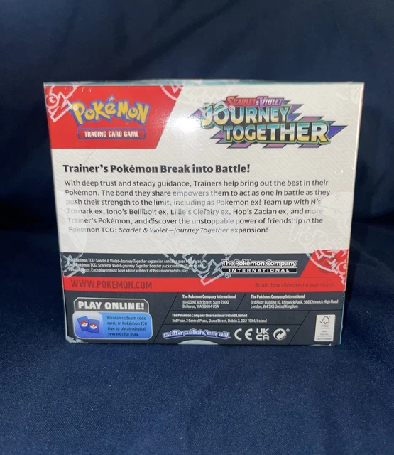 POKÉMON TCG: SCARLET & Violet Journey Together Booster Box 36 Packs ...