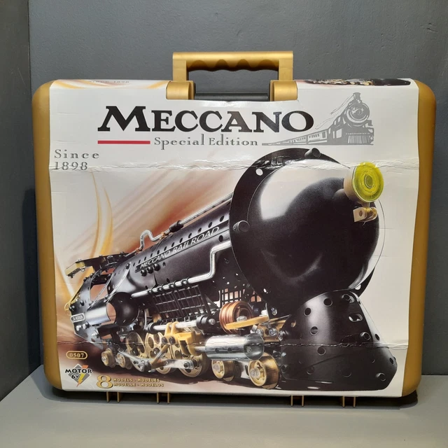 Erector Set Special Edition #0507 Meccano Locomotive Train, Case Manual ...