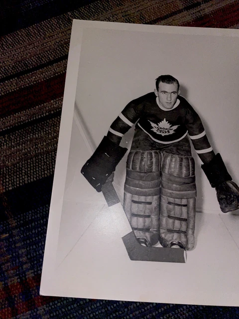 1945 FRANK MCCOOL Nhl Hockey Photo Team Issue Toronto Maple Leafs ...